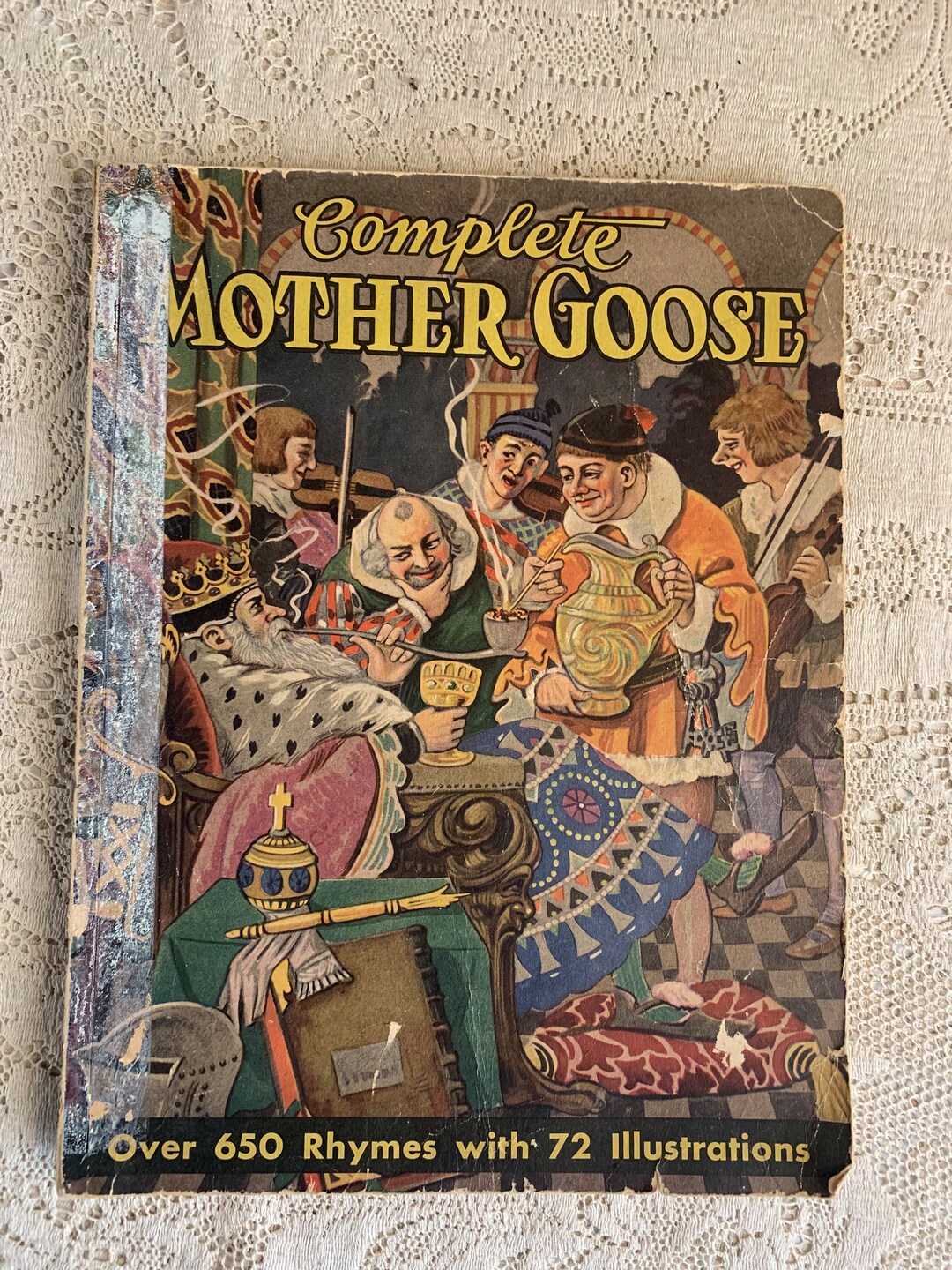 1932 Complete Mother Goose Vintage Paperback Book Great for Junk ...