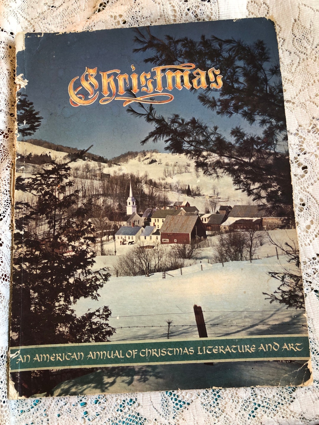 1955 LARGE Christmas Book an American Annual of Christmas - Etsy