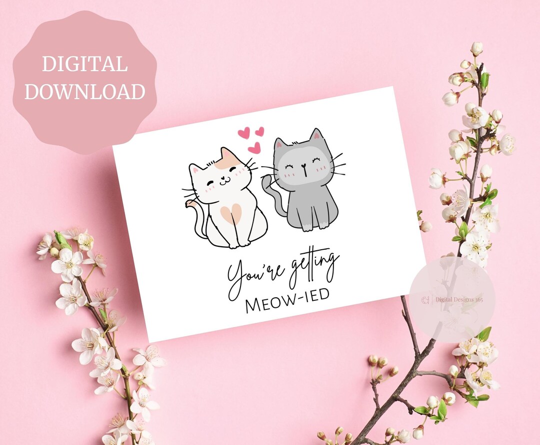 Funny Wedding Card, Bridal Shower, Engagement Card, Wedding ...