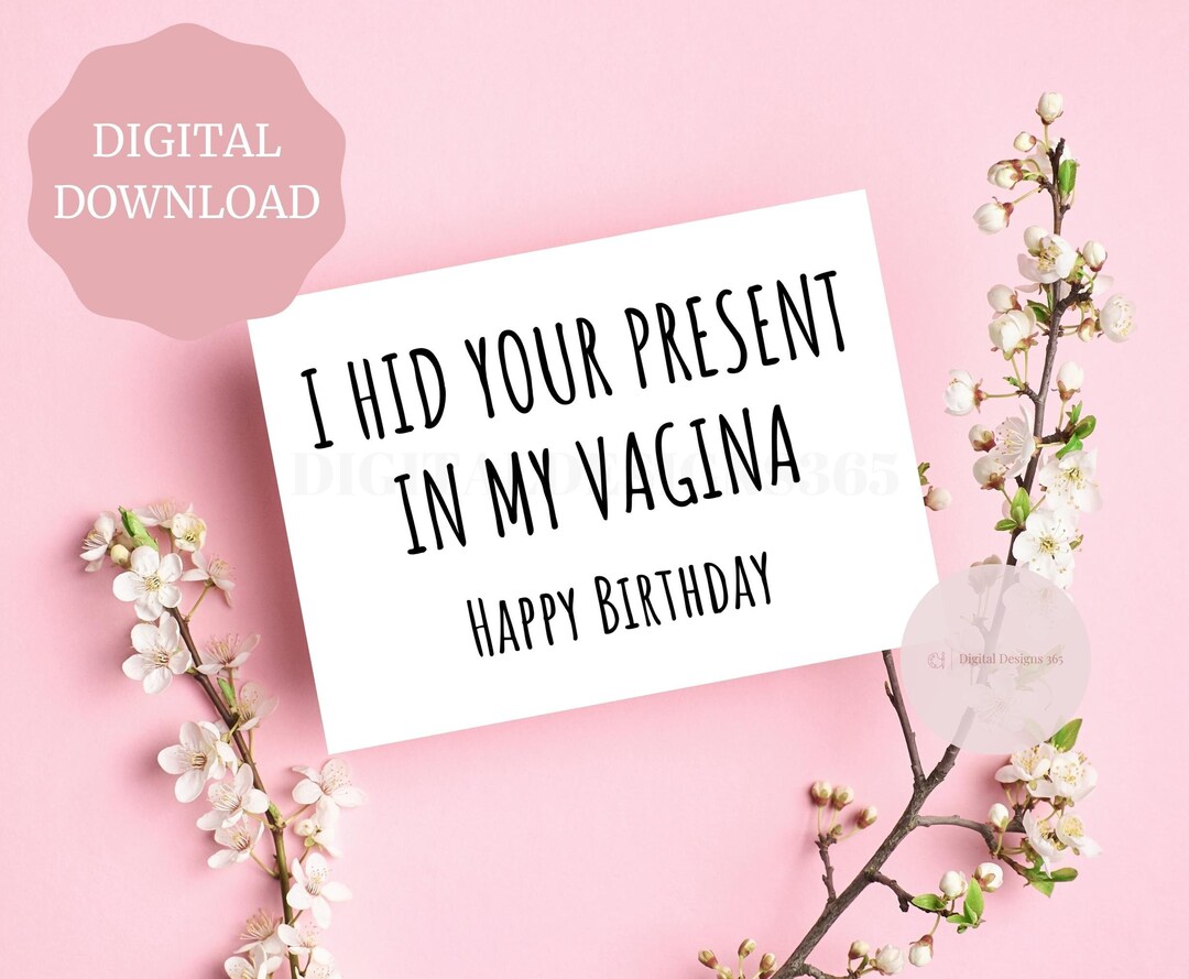 Rude Birthday Card for Boyfriend or Husband, Naughty Birthday Card for ...