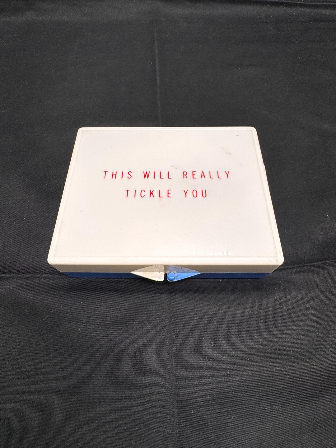 Vintage Novelty Gag Gift: This Will Really Tickle You; Bed Pan Box With ...