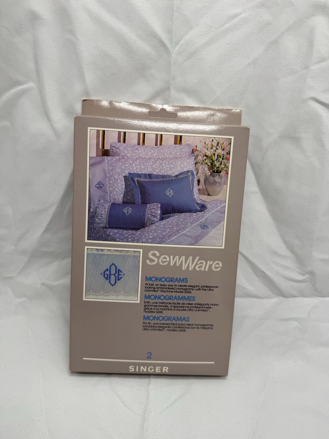 Vintage Sew Ware Singer 6268 Embroidery Software #2 Monograms - Etsy