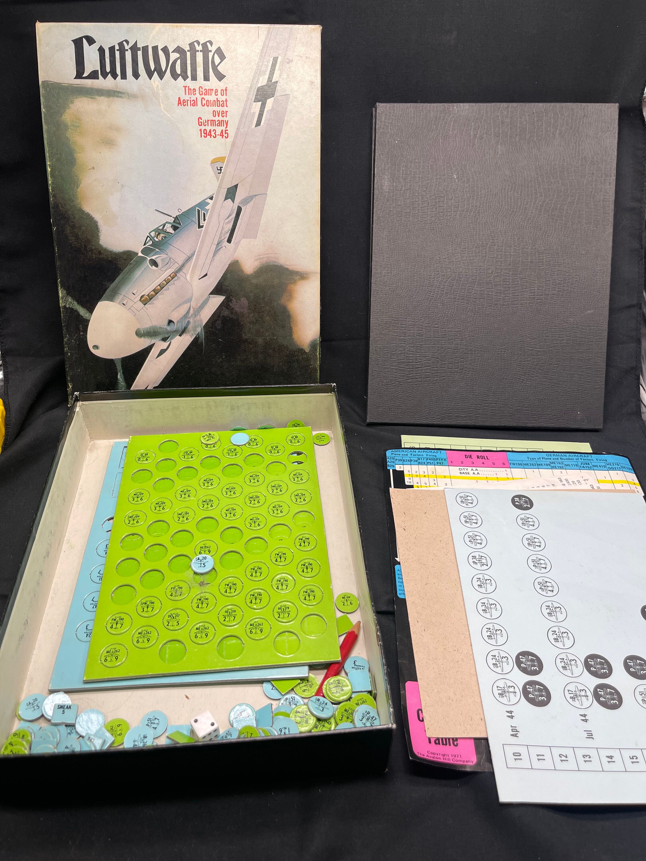 Luftwaffe Game of Aerial Combat Over Germany 1943-1945 Avalon Hill ...