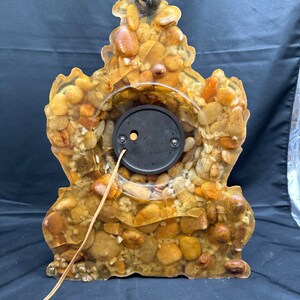 Vintage Lawrence Lanshire Vomit Clock Resin Stone Vintage 1960-70s Not ...