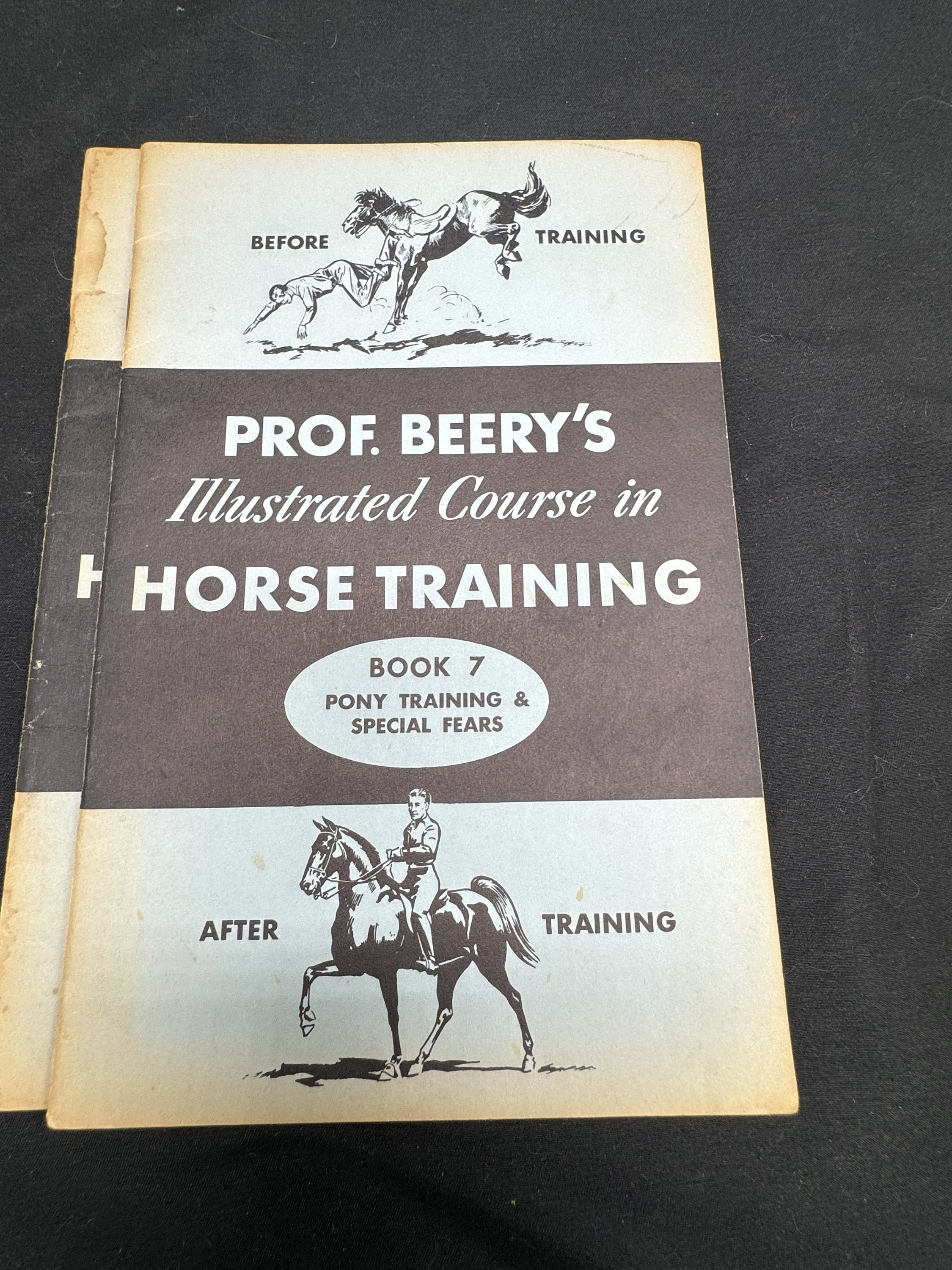 Vintage Prof. Beery's Illustrated Course in Horse Training Books 1 to 8 ...