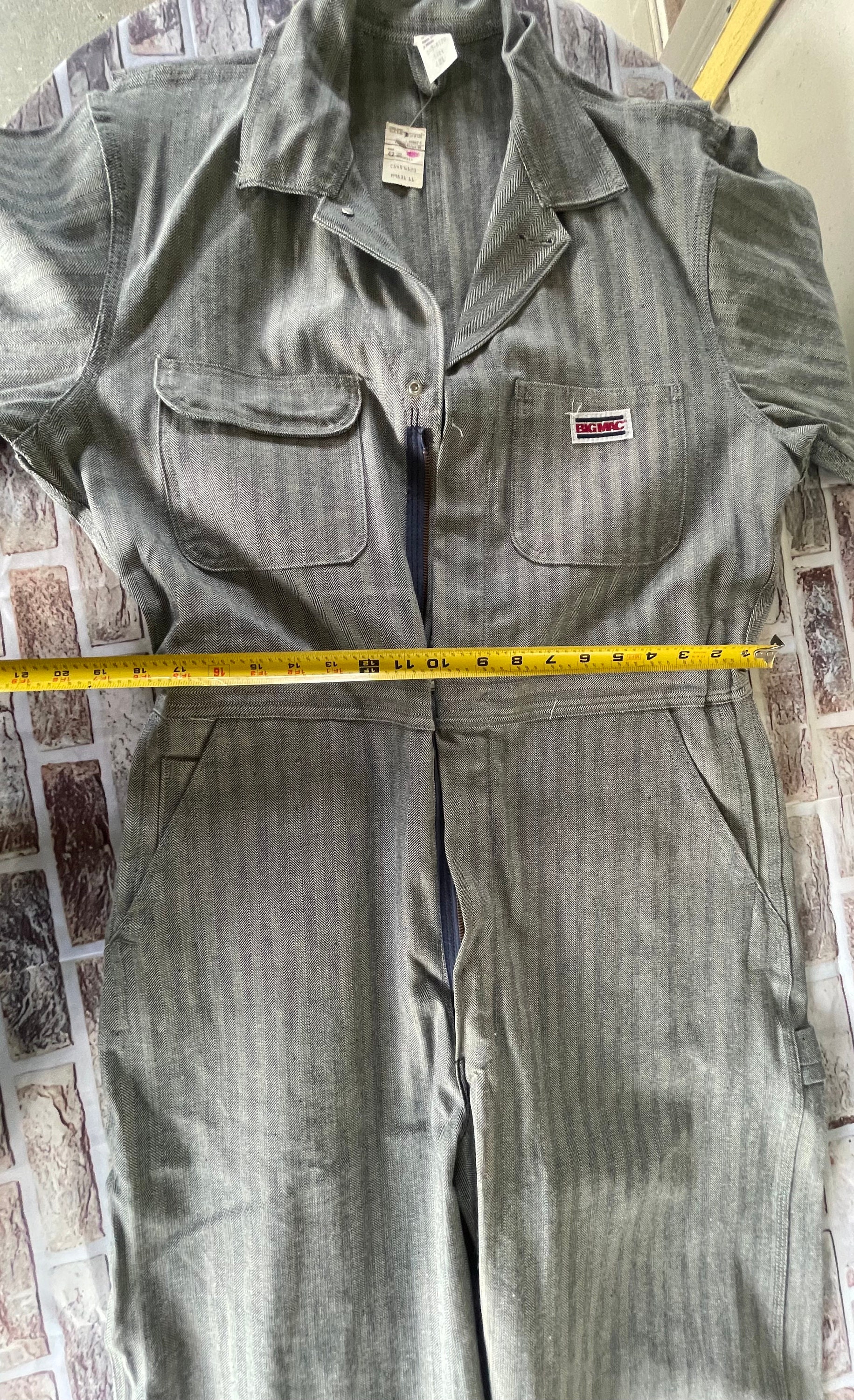 Vintage 1998 Big Mac Fisher Stripe Coveralls Size 42L NWT - Etsy