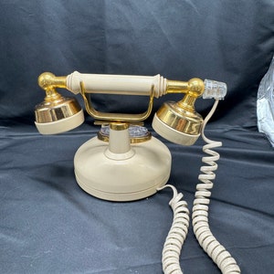 Vintage Western Electric French Princess Style Cream Gold Rotary ...