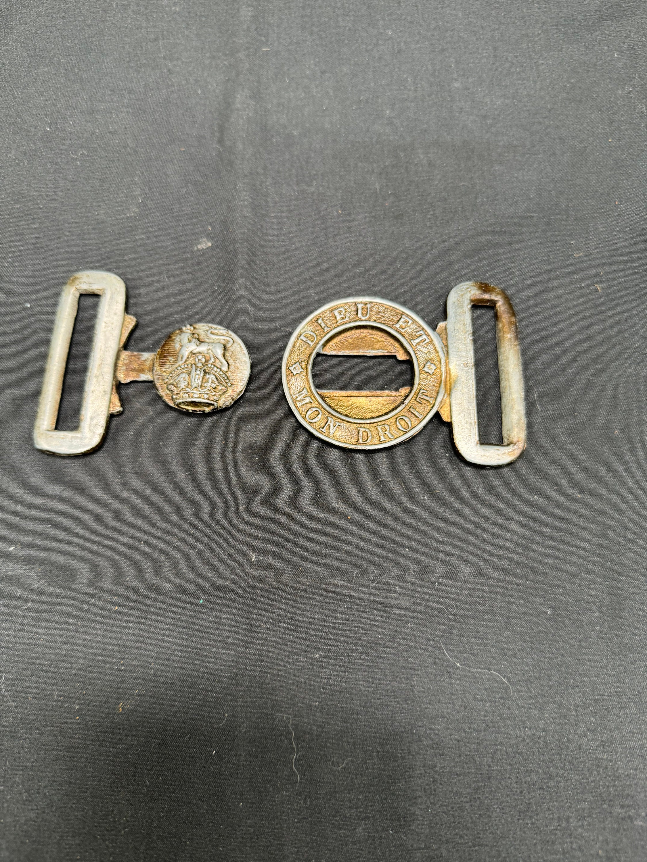 Antique British Army Cast Belt Buckle, Dieu Et Mon Droit - 1902 - Etsy