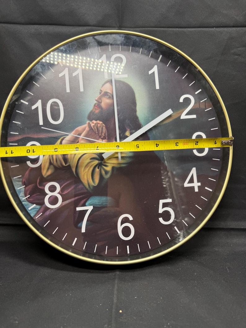 Vintage "jesus Would You Look at the Time" the Prayer Clock 11.5” Great ...