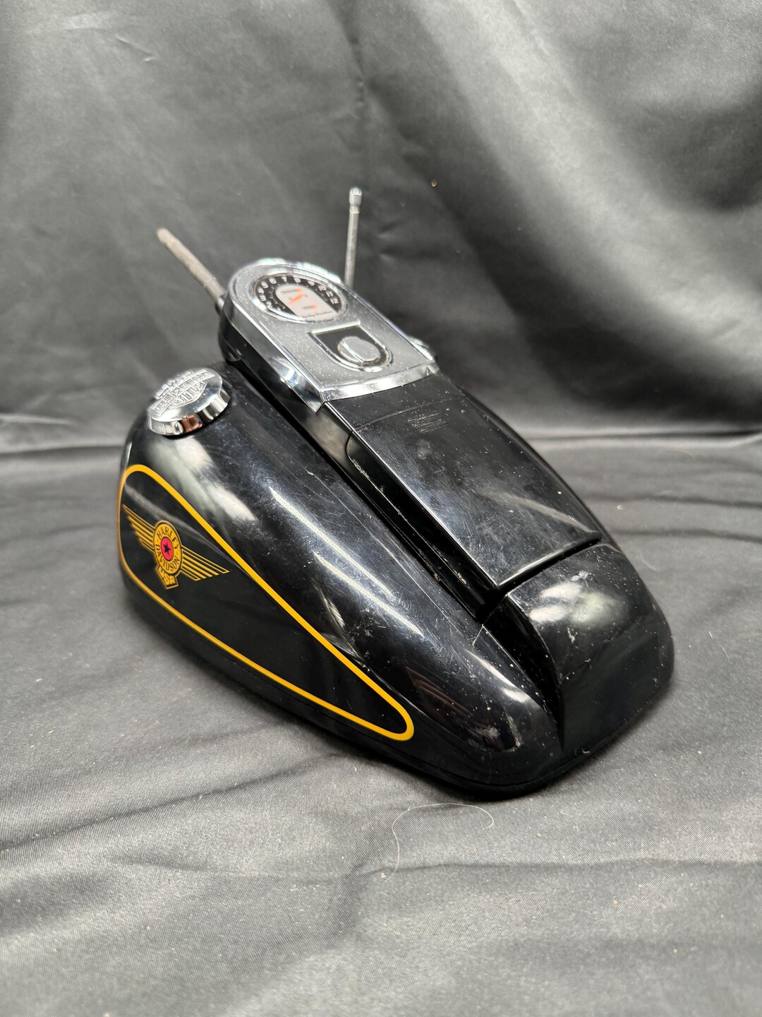 Vintage Harley Davidson Cordless Phone - Teardrop Gas Tank Uniden 900 ...