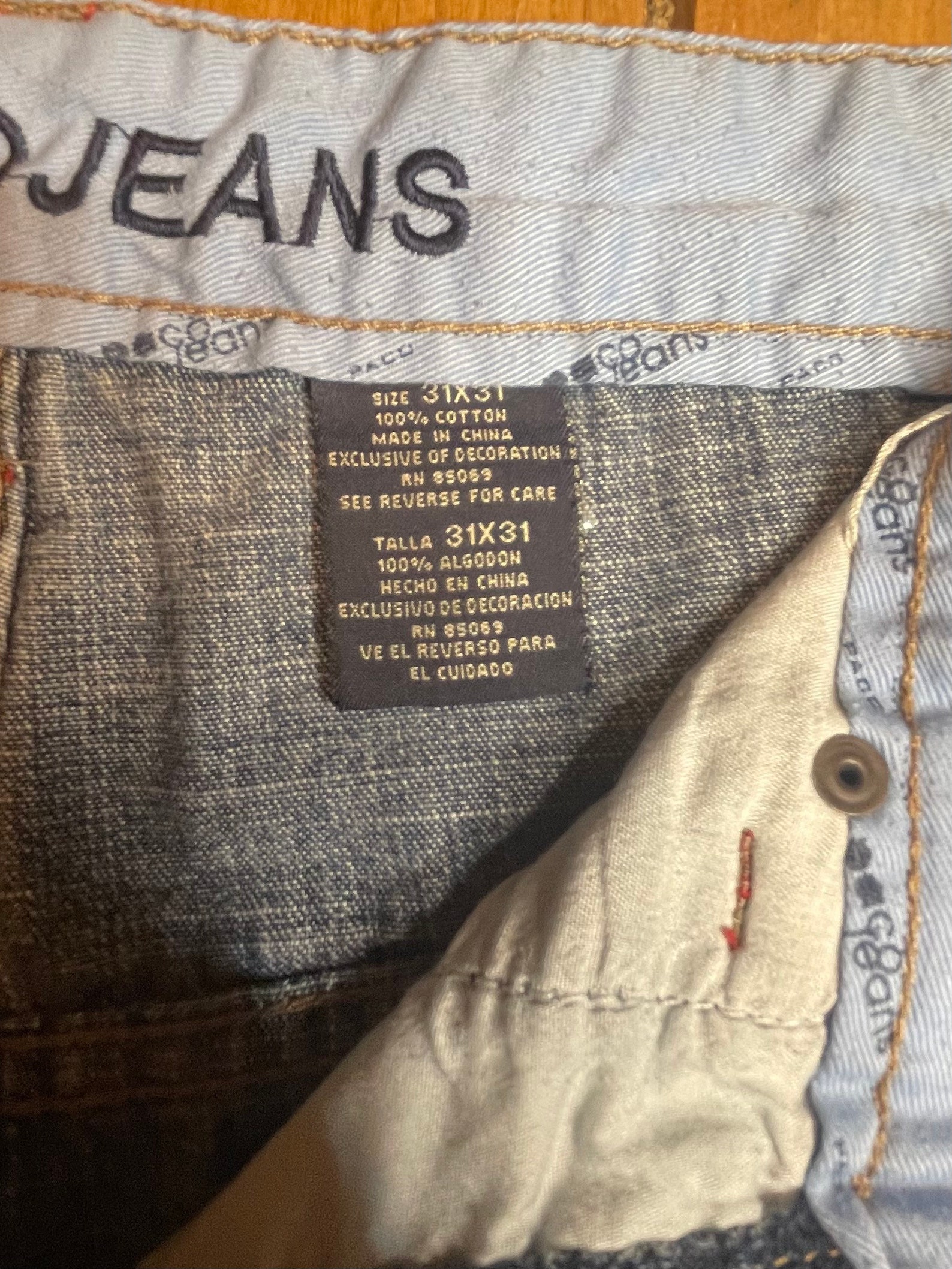 Vintage PACO Wide Leg Jeans 90s Y2K Denim - Size 31 X 31 - Etsy