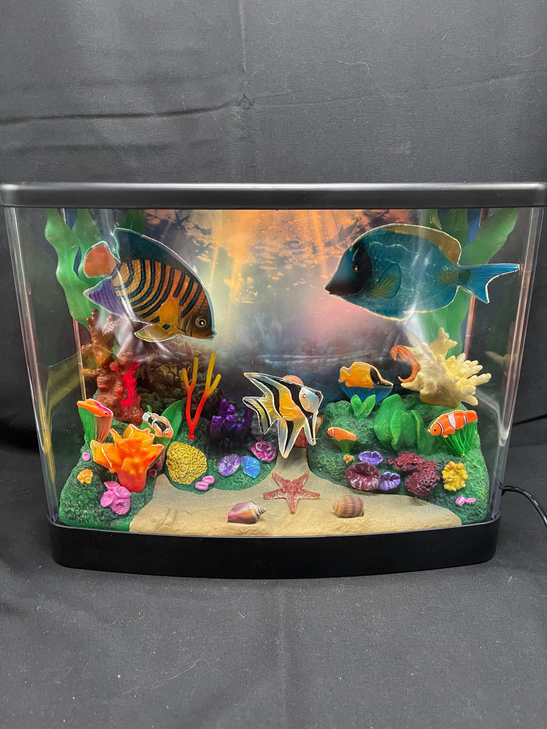 Vintage Spencers Fiber Optic Aquarium Illuminates an - Etsy