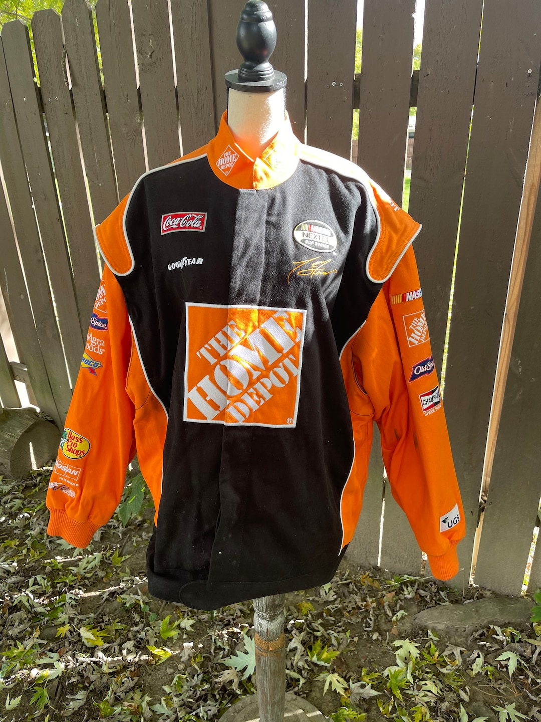 Vintage Chase Authentics Home Depot Tony Stewart Nascar Racing Jacket ...