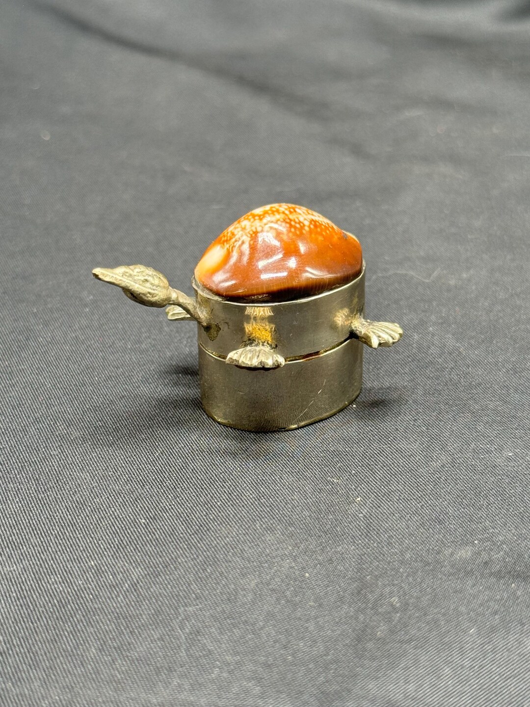 Vintage Cowrie Shell Turtle Pill Box Made in India - Etsy