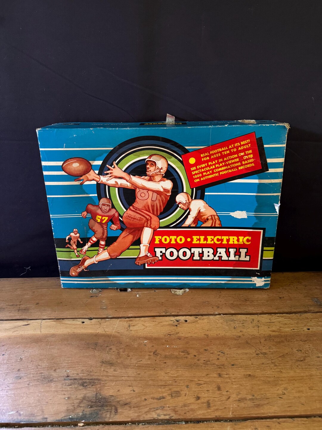 Vintage Cadaco 1950's Foto Electric Football Game Complete and Working ...