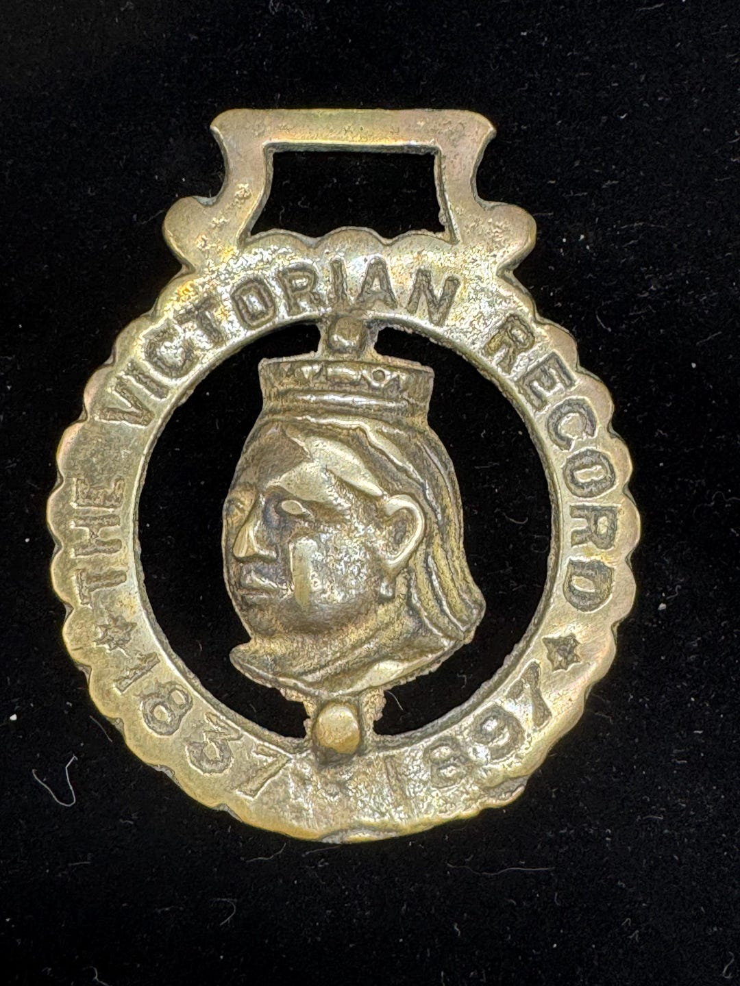 Vintage the Victorian Record 1847-1897 Great Britain Horse Brass - Etsy