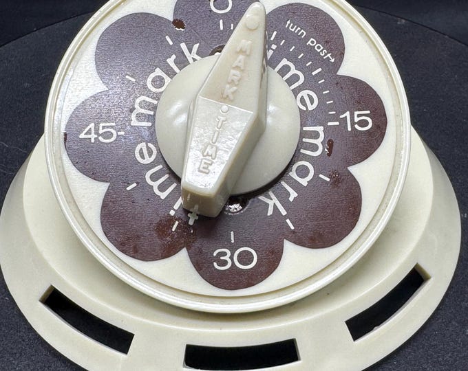 Vintage Kitchen Timer Mark Time 1970s - Etsy