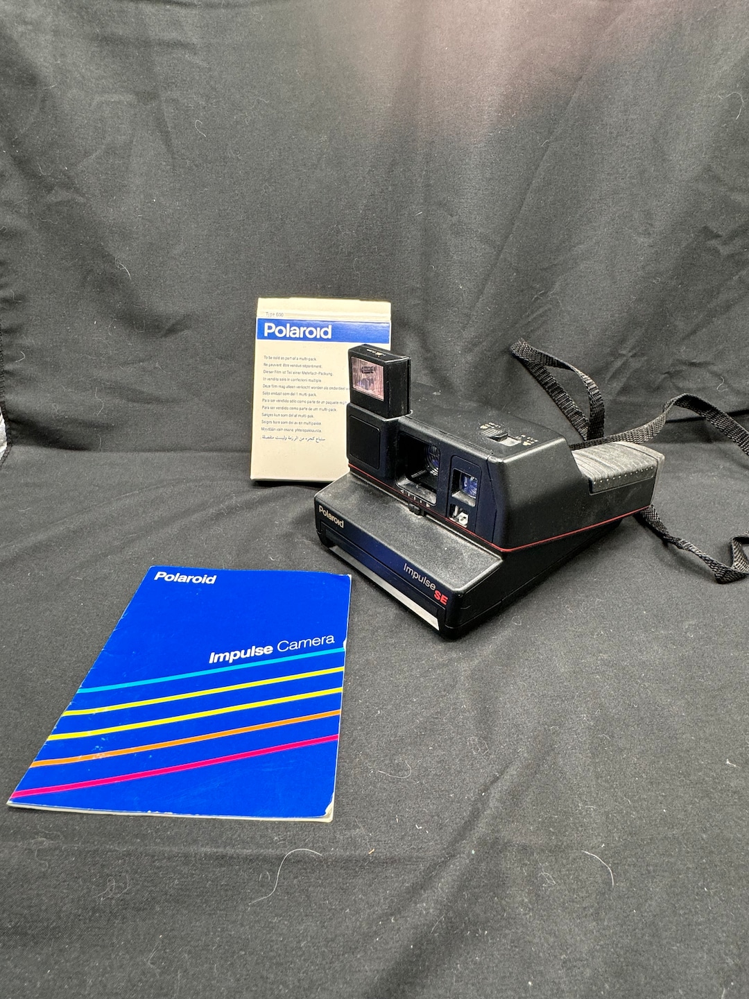 Vintage Polaroid Impulse QPS Instant Film Camera With Manual and 1 Box ...