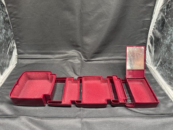 Vintage The Jewel Kit - stacking jewellery box small … - Gem