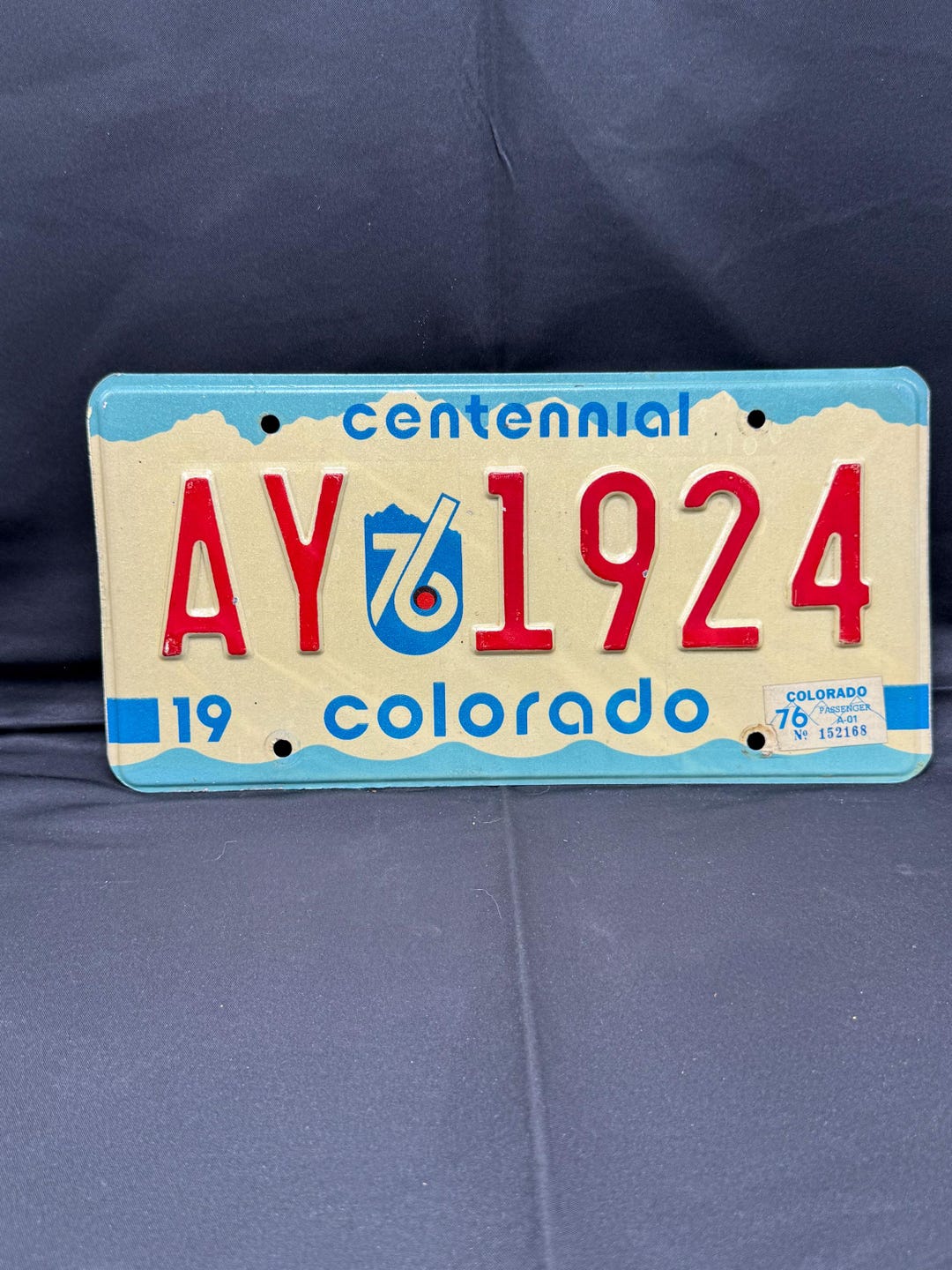 Vintage Colorado 1976 CENTENNIAL License Plate - Etsy