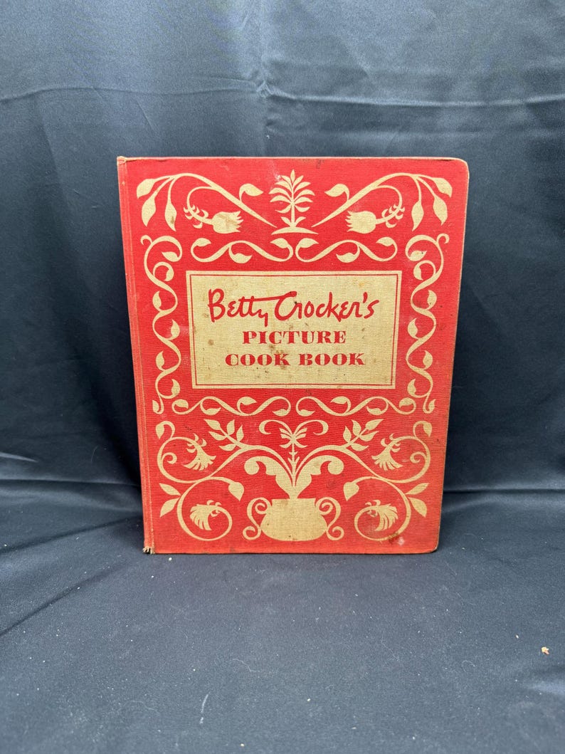 Vintage Betty Crockers Picture Cookbook-1950-1st Edition/1st Printing ...