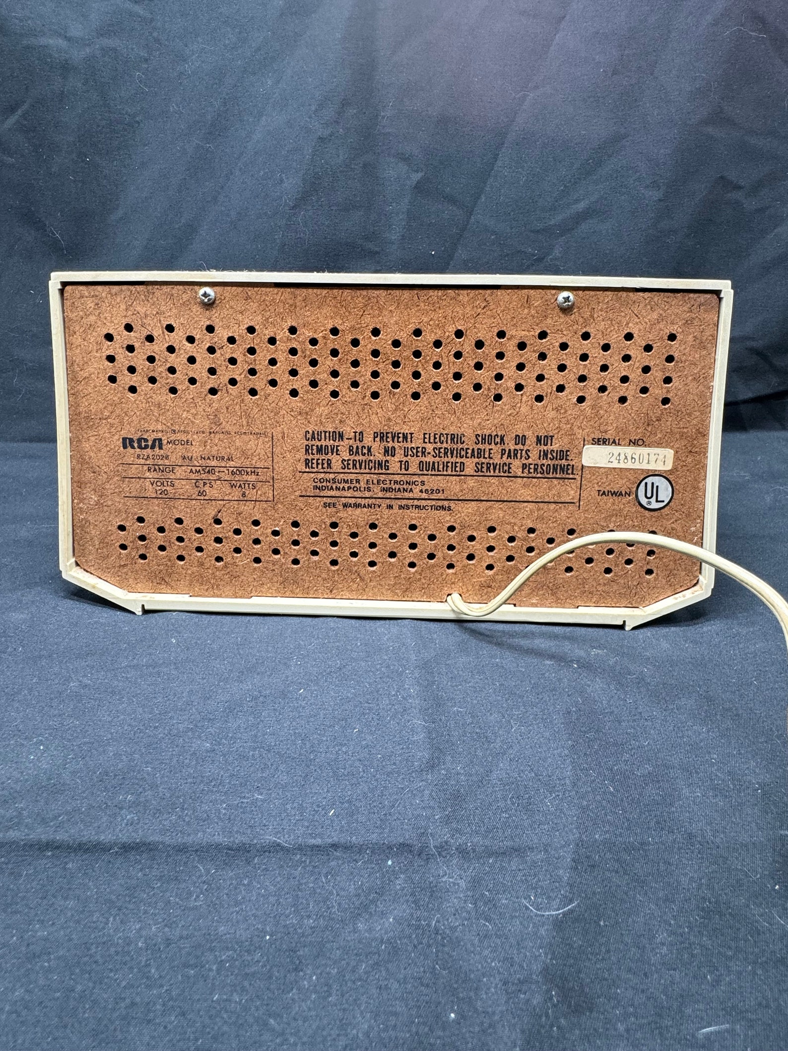 Vintage RCA Solid State Radio Model RZA 202B Works/clean - Etsy