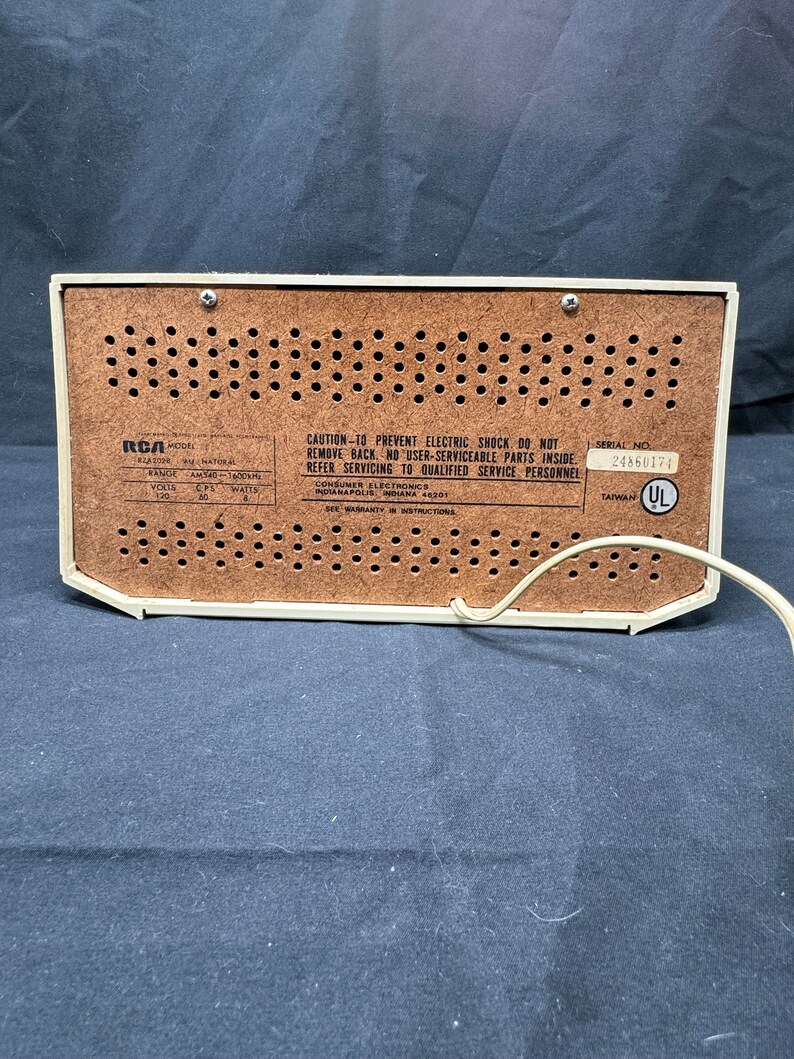 Vintage RCA Solid State Radio Model RZA 202B Works/clean - Etsy