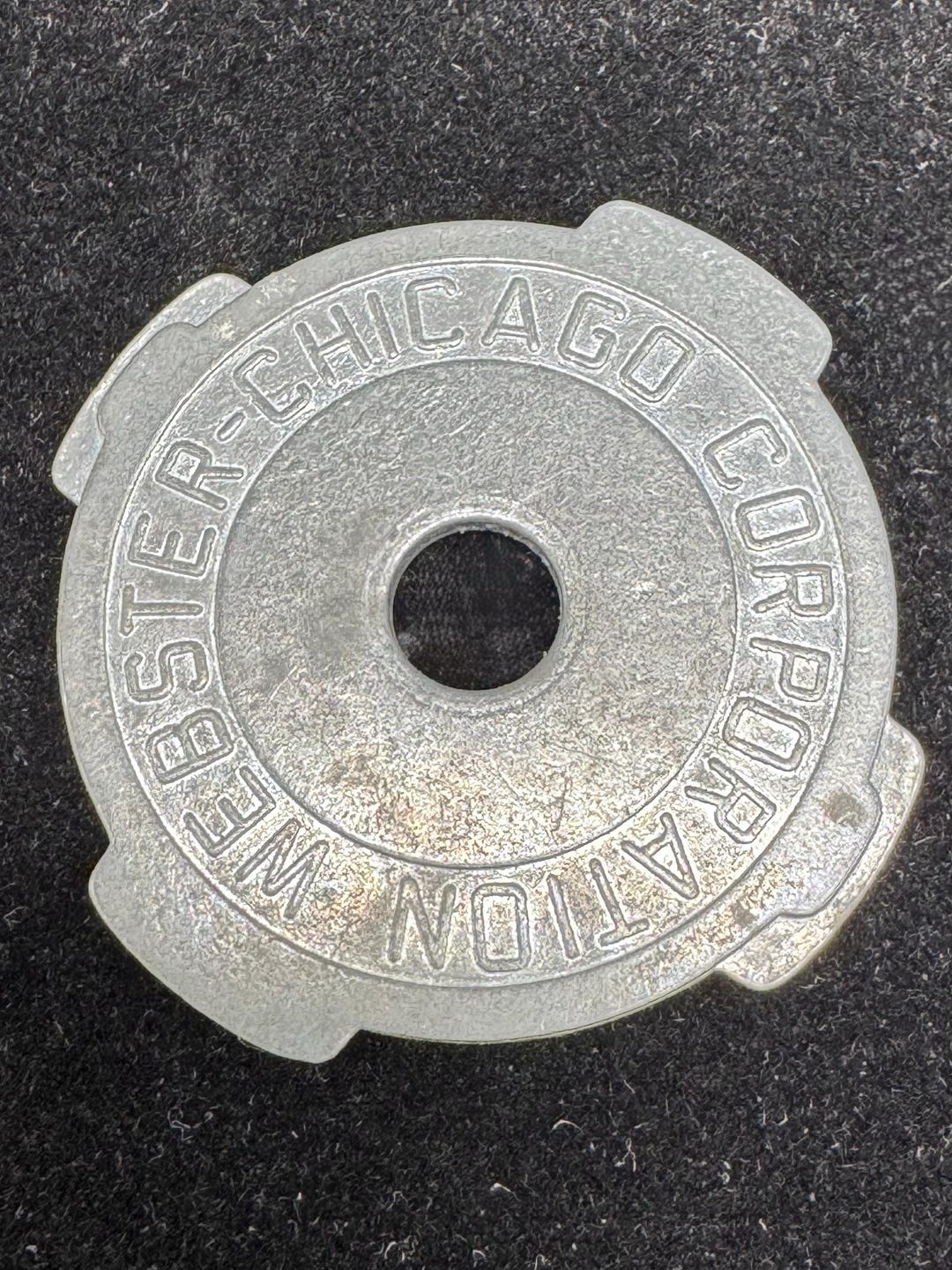 Vintage C1950s 45 RPM Record Metal Adapter Insert Manufactured by the ...