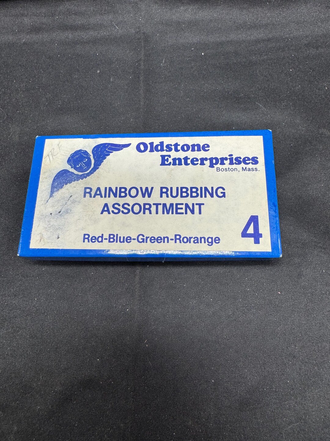 Vintage Gravestone Rubbing Kit Rainbow Rubbing Assortment Oldstone ...