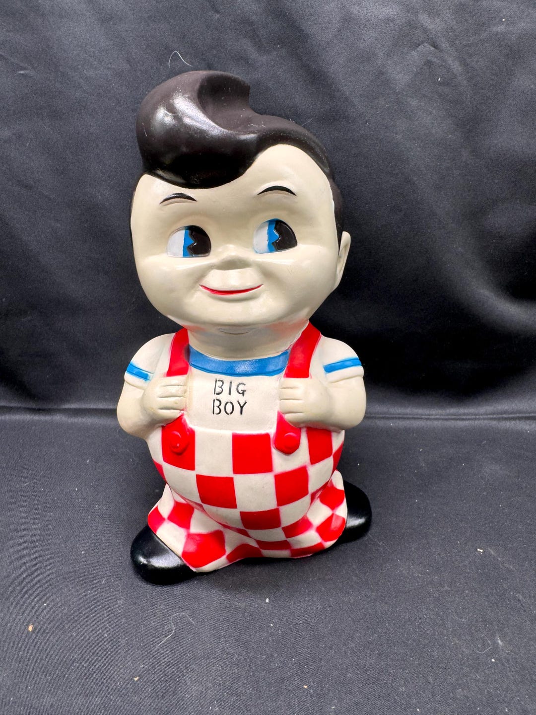 Vintage Big Boy Rubber Coin Bank - Etsy