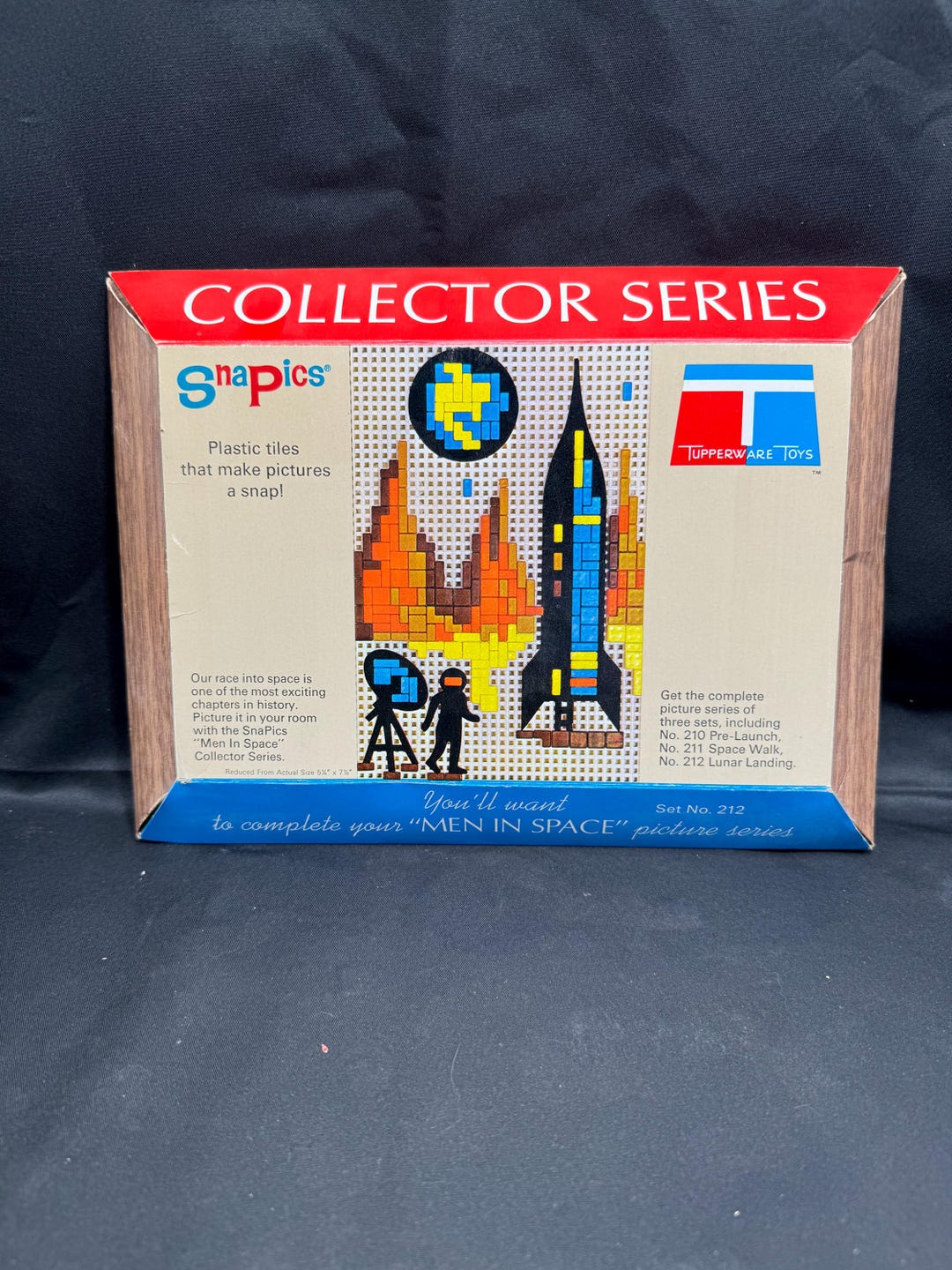 Snapics Tupperware Toy "men in Space" Lunar Landing #212 1968 New in ...