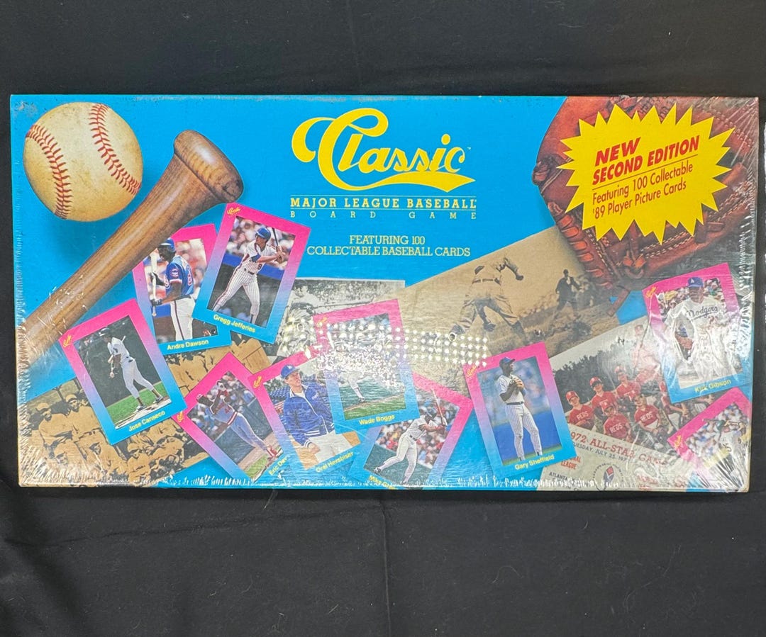 Vintage 1989 Classic Major League Baseball Board Game SEALED - Etsy