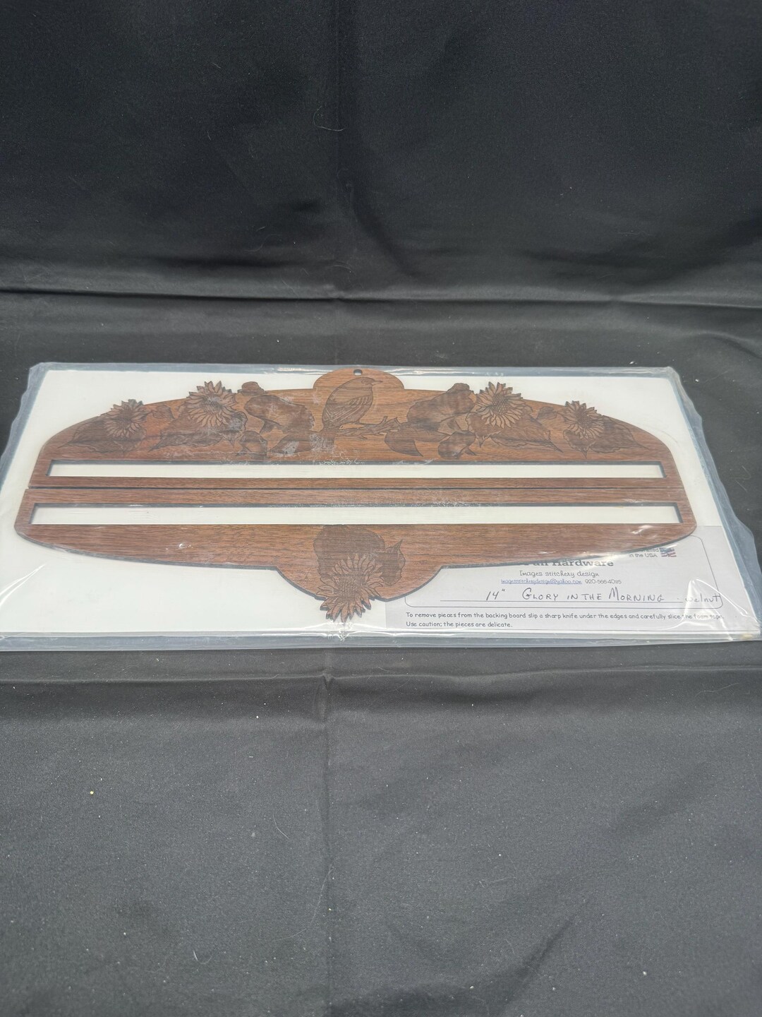 Glory in the Morning Hanger 14 Inch Walnut Banner Hanger Board Very ...