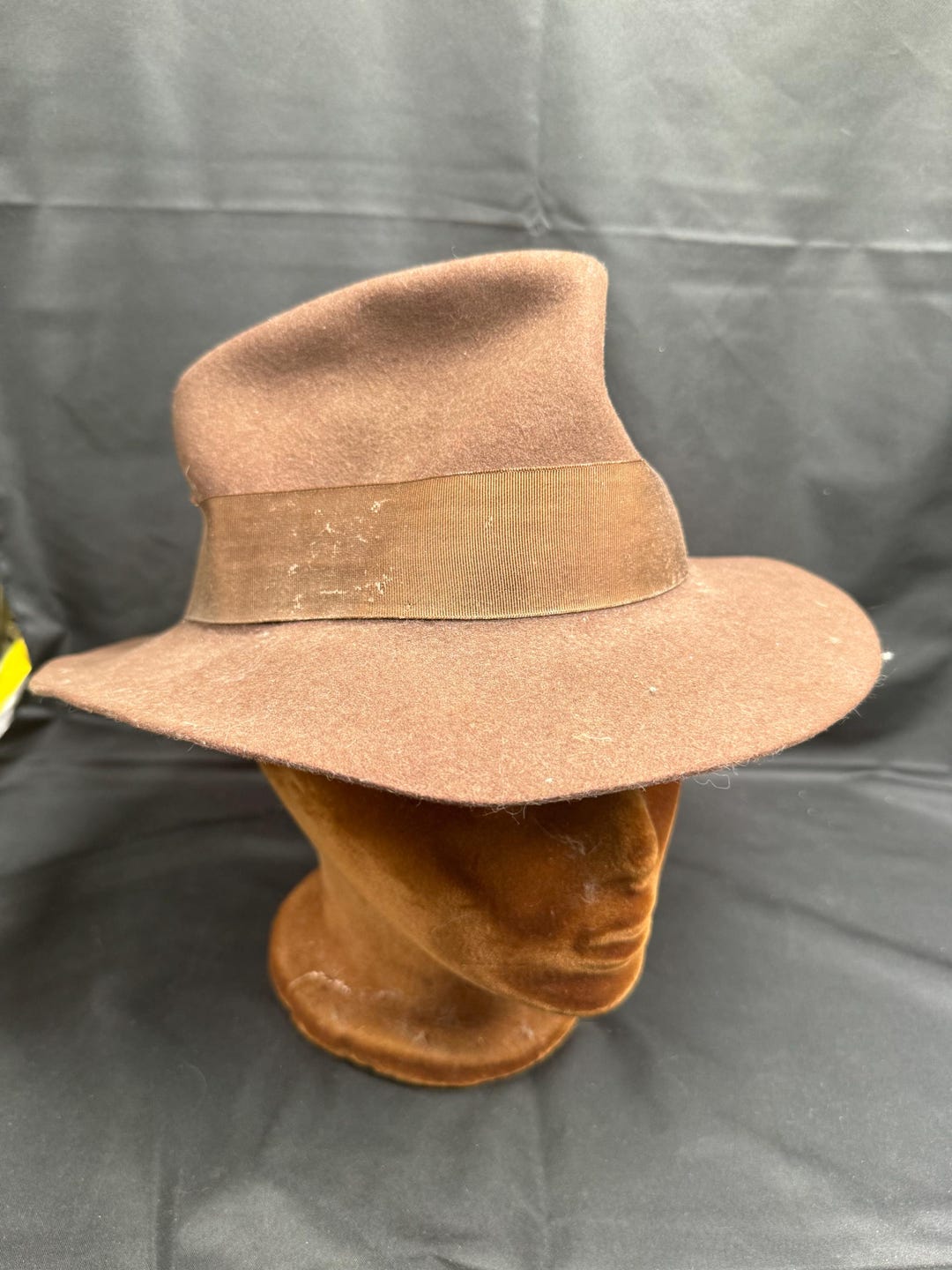 Vintage 1984 Indiana Jones Authentic Stetson Fedora Wool Hat Size Large ...