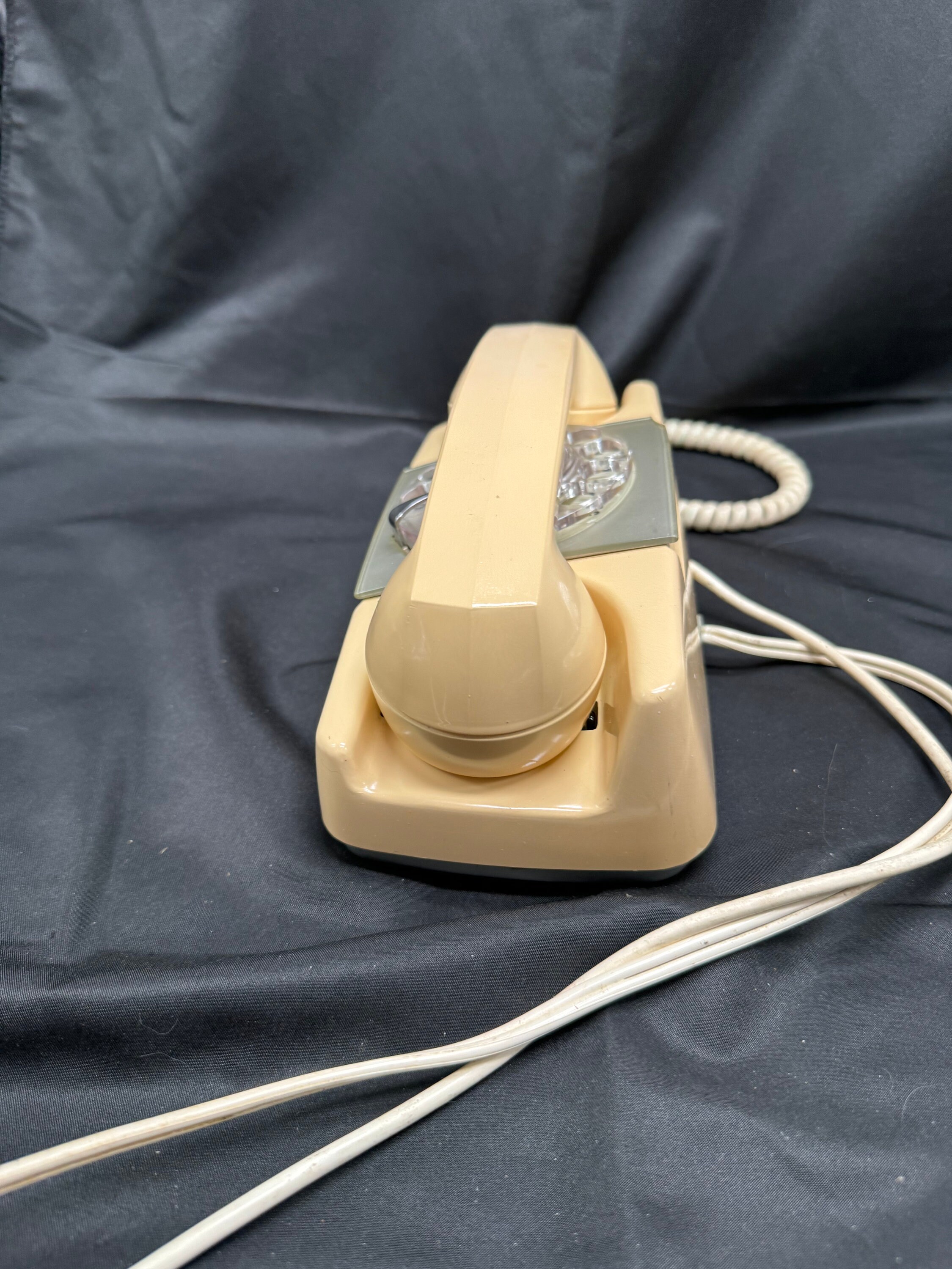Vintage Beige Automatic Electric Monophone Rotary Telephone - Etsy