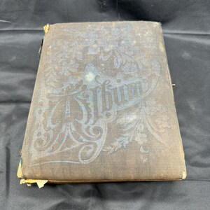 Antique Victorian Photo Album With 45 Photos and Tintypes - Etsy