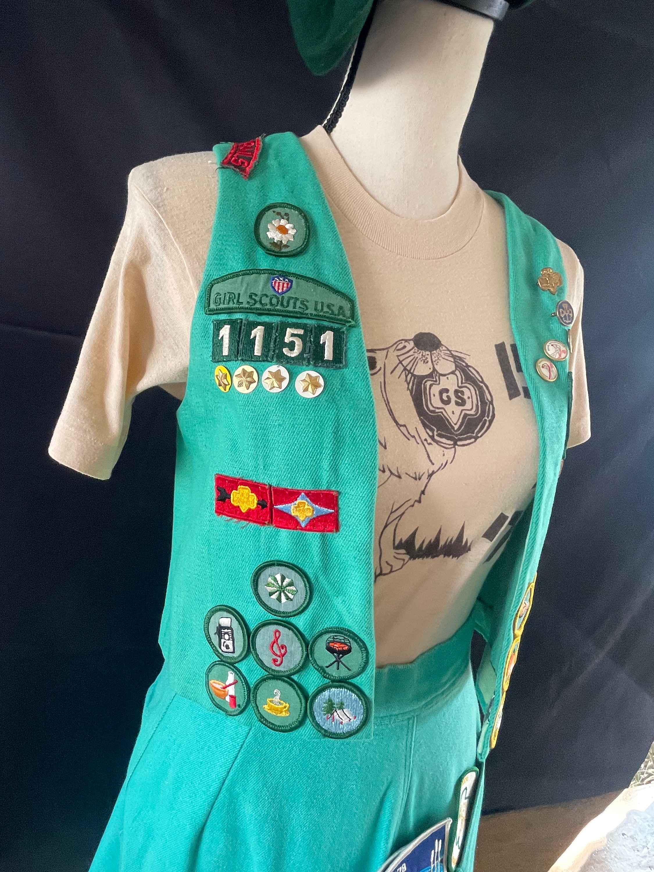 Vintage 1978 Complete Girl Scouts Uniform From The 150th Anniversary