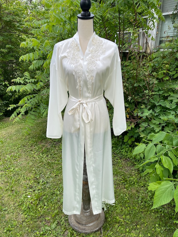 vintage 1980s white slinky - Gem