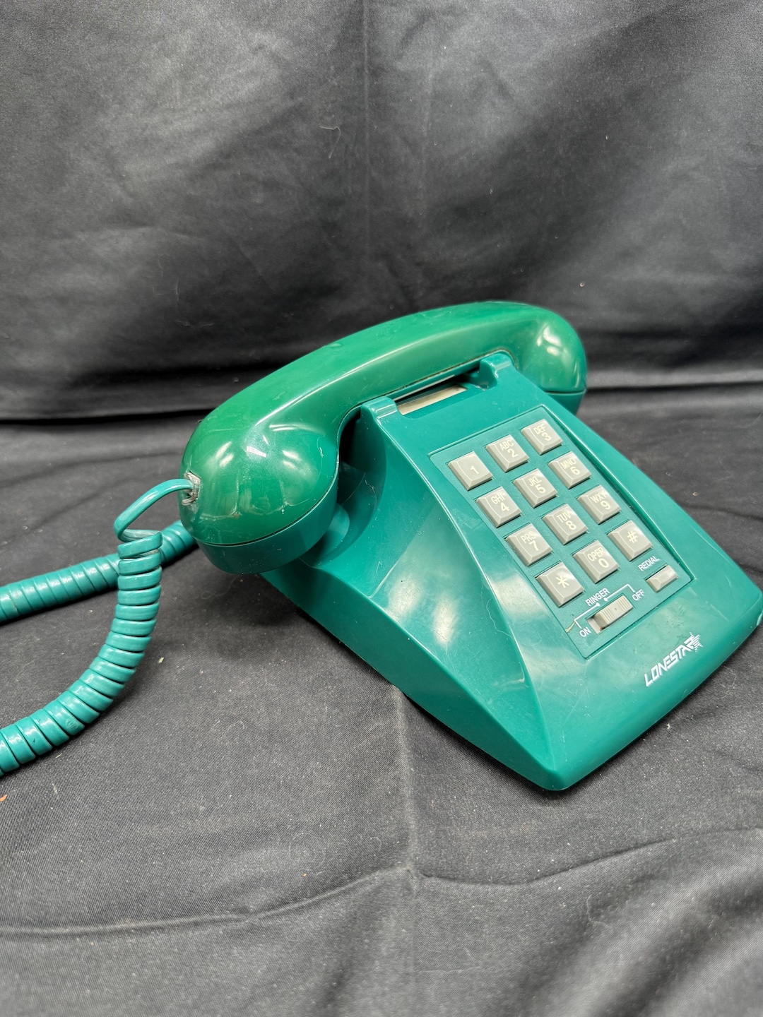 Vintage Lonestar Push Button Phone - Model 922 Green Works! - Etsy