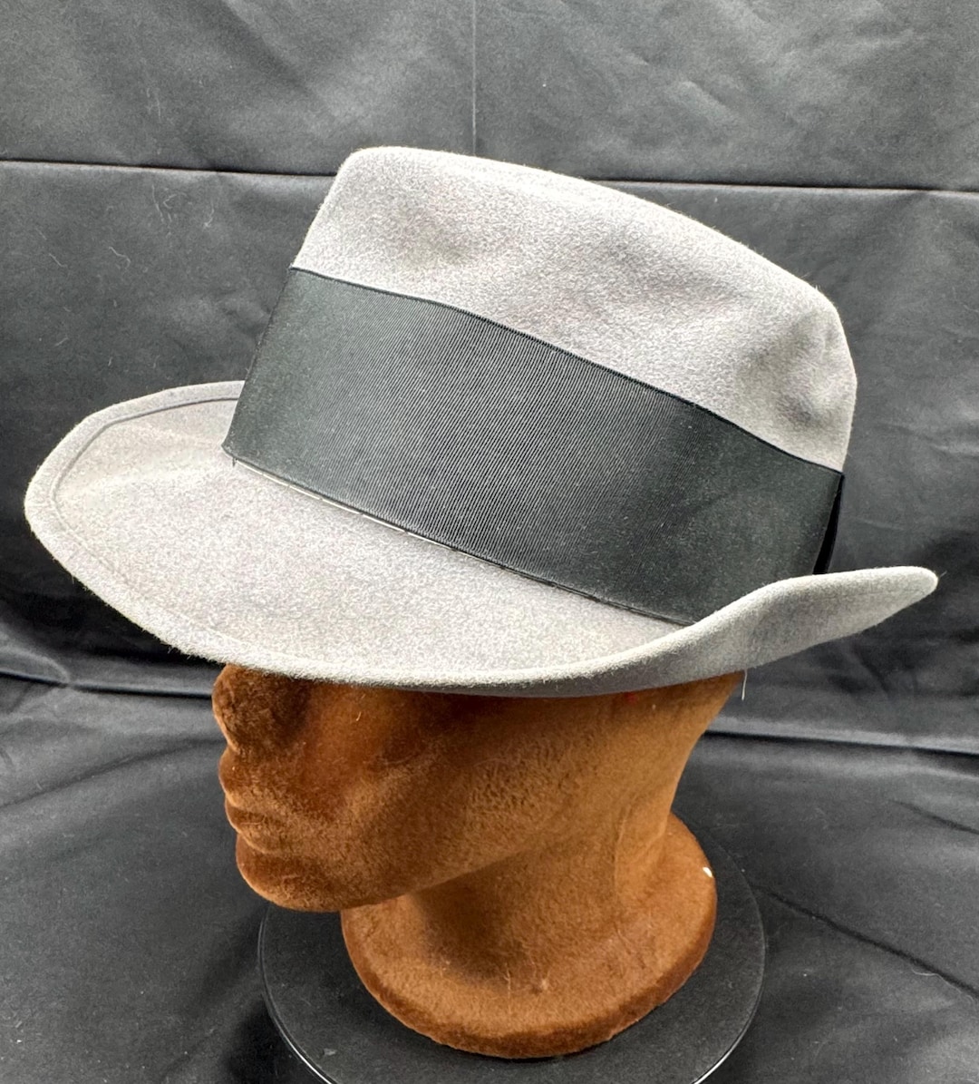 Vintage Gray Wool Stetson Fedora Size 7 1/8 Well Seasoned - Etsy