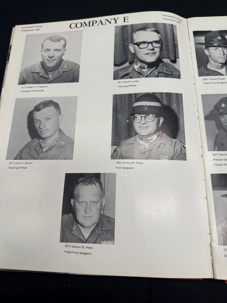 1966 US Army Training Center Air Defense Yearbook Fort Bliss Company E ...
