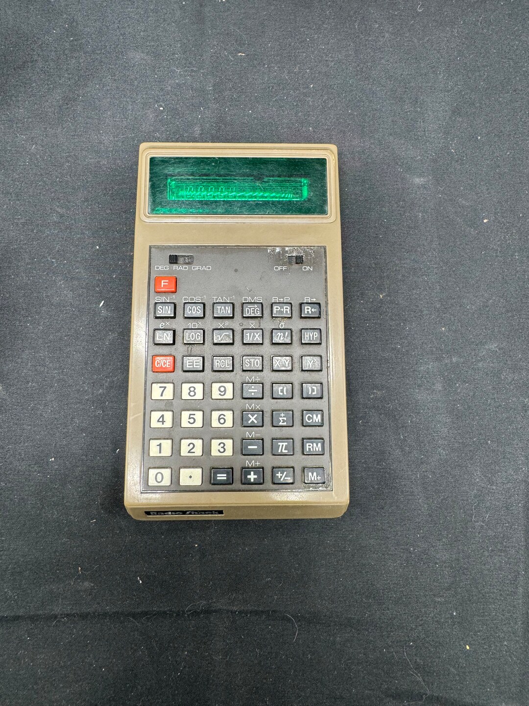 Radio Shack (realistic) Tandy Calculator EC-495. With Hard Belt Case ...