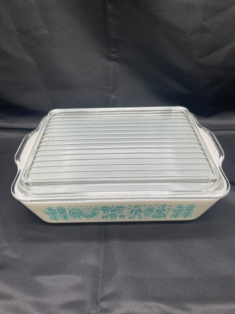 Pyrex Fridge Set Butterprint Amish With Lids - Etsy