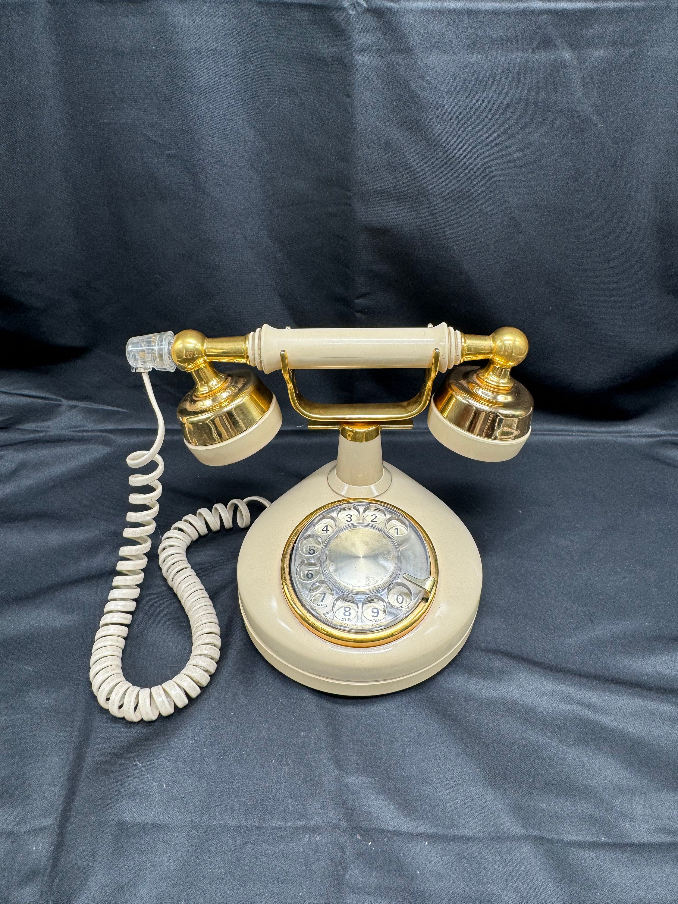 Vintage Western Electric French Princess Style Cream Gold Rotary ...