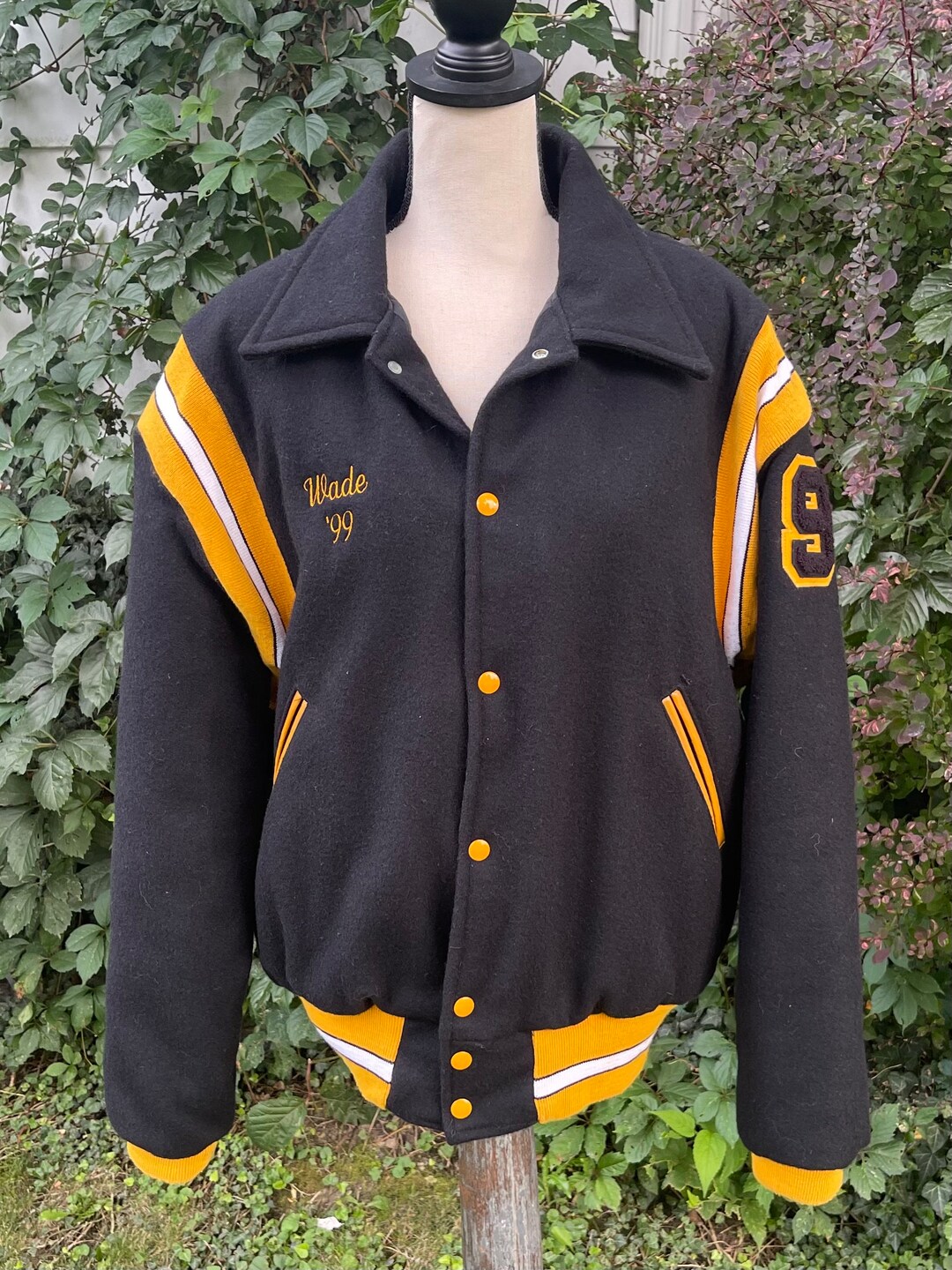 Vintage 1999 Hockey Varsity Letterman Jacket Centerville High School ...