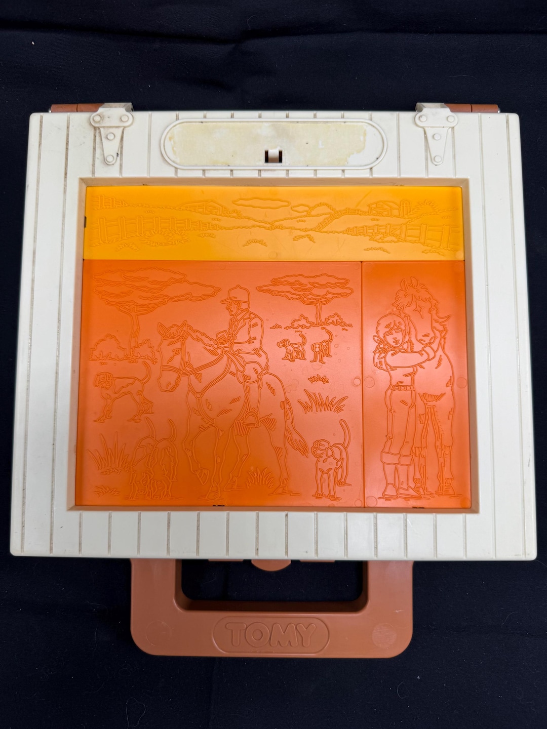 Vintage Tomy Fashion Plates - Pony Plates - Vintage Designer Toy - Etsy