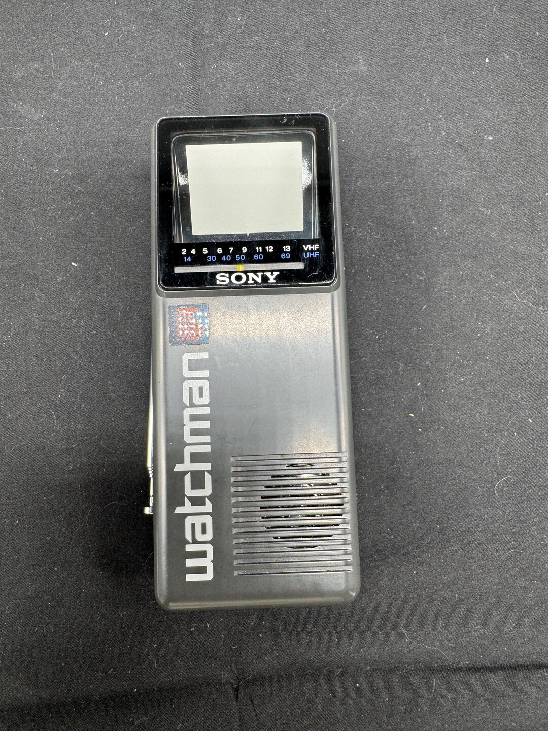 Sony Watchman Model FD-2A 1986 Black & White Mini-tv Vhs UHF - Etsy