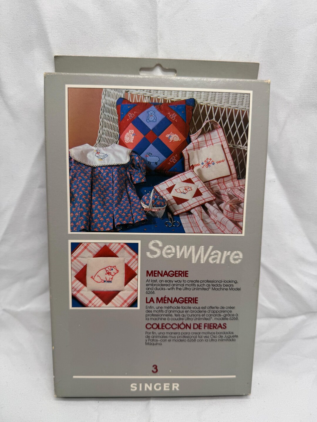 Sew Ware Singer 6268 Embroidery Software #3 Menagerie - Etsy