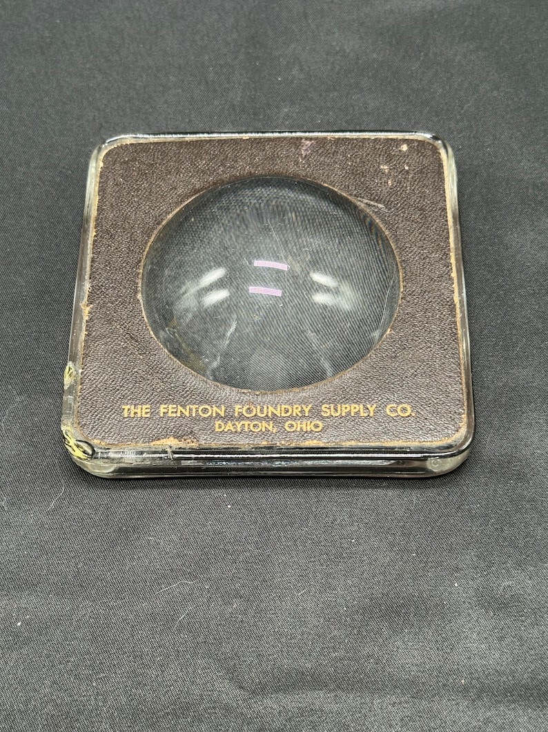 Rare Fenton Find Vintage Fenton Foundry Supply Co Dayton Ohio