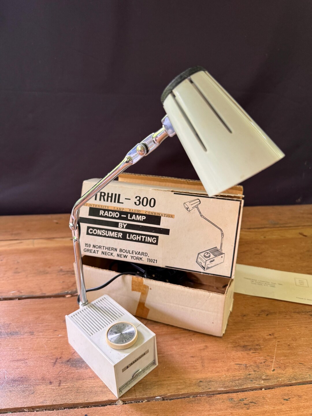 Vintage TRHIL-300 Hi-intensity Lamp - Radio Combo New in Box - Etsy